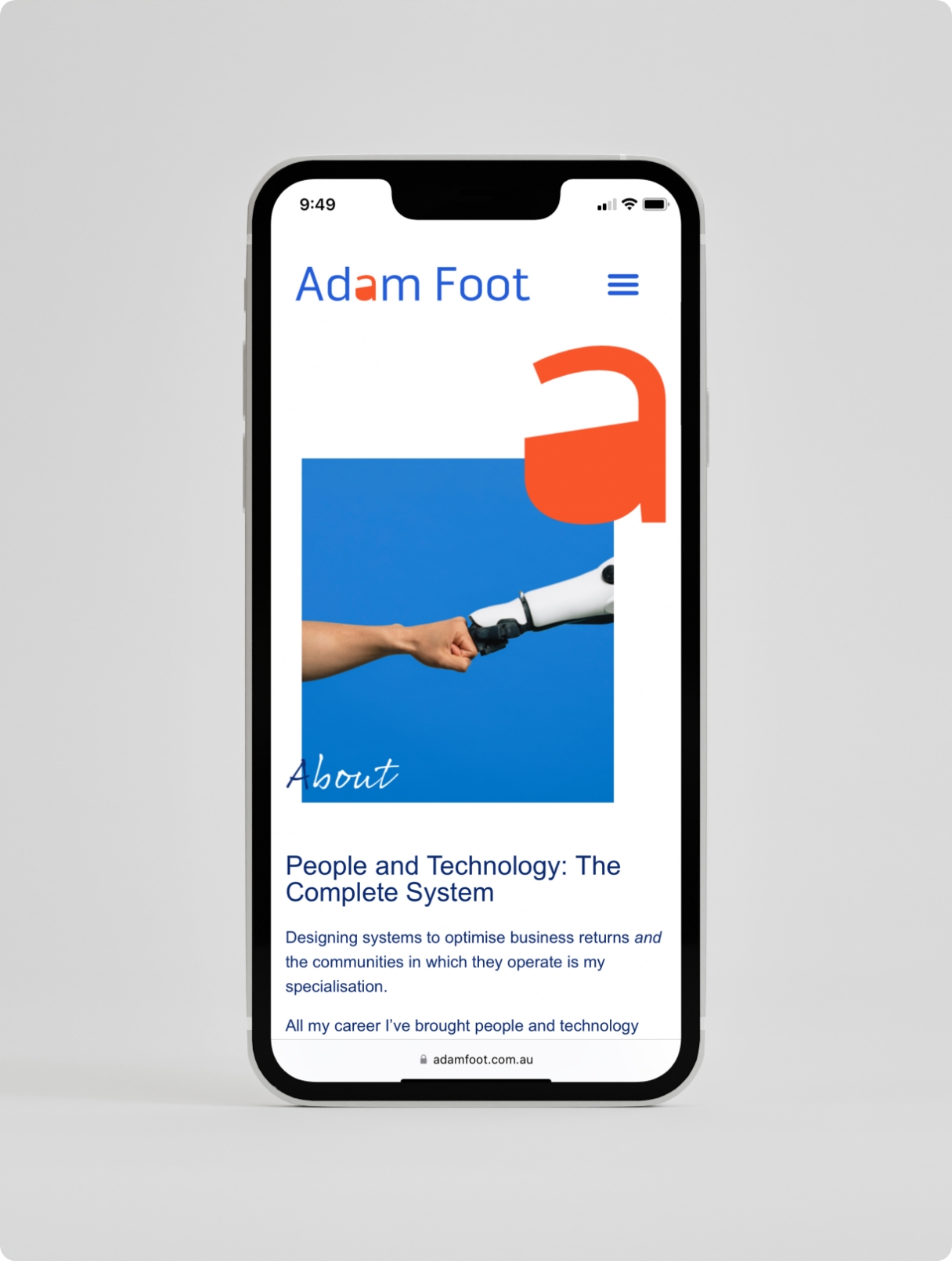 Adam Foot | Our Work | Vim + Zest Personal Branding